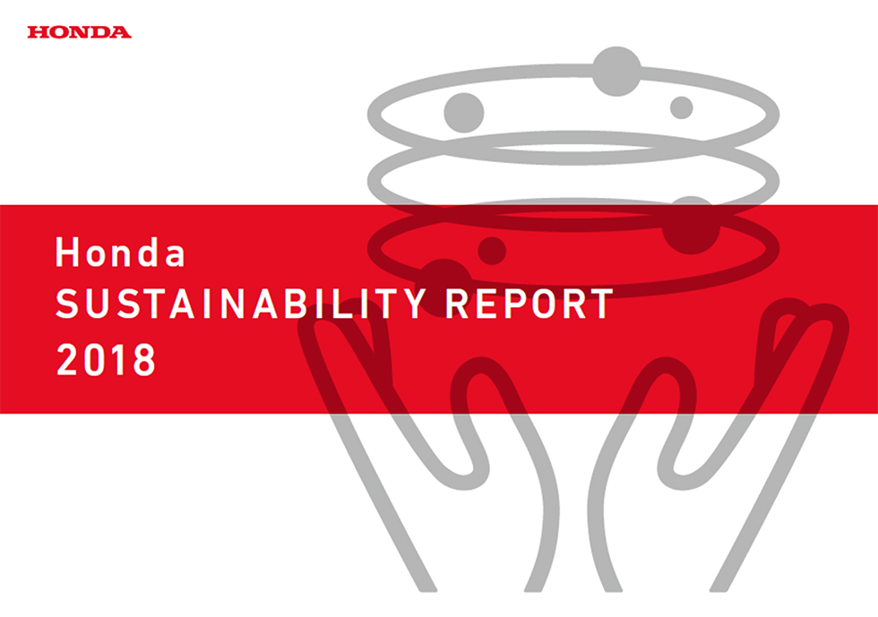 Honda Issues “Honda SUSTAINABILITY REPORT 2018” | Honda Global ...