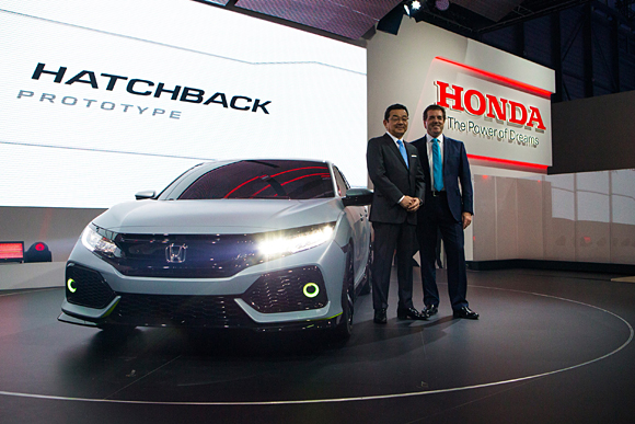 Honda Global | March 1 , 2016 "Honda Unveils Civic Hatchback Prototype ...