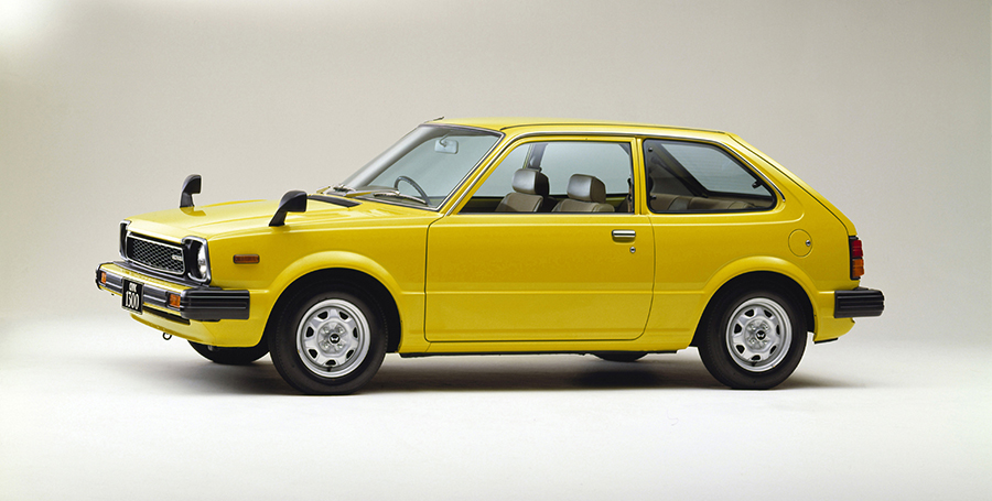 Honda | シビック1300にCVCC－IIエンジン搭載し、併せて、O・D付ホンダマチック機構を採用。また、クイントにサンルーフ仕様2 ...