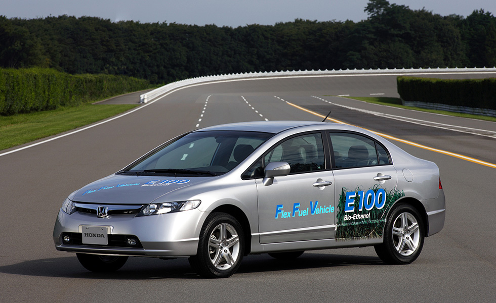 Honda | ブラジル向け「フレキシブル・フューエル・ビークル(FFV)」を開発
