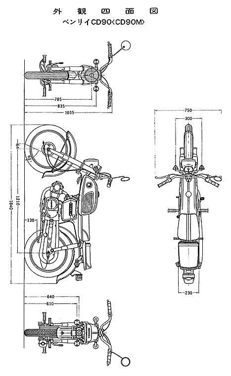 Honda | ホンダドリームCD250 ホンダベンリイCD90