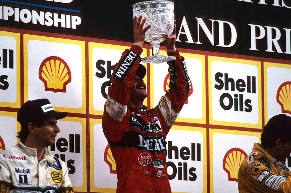 Memorable Honda 1-2-3-4 Finish｜Remarkable Mansell Races｜Nigel Mansell ...
