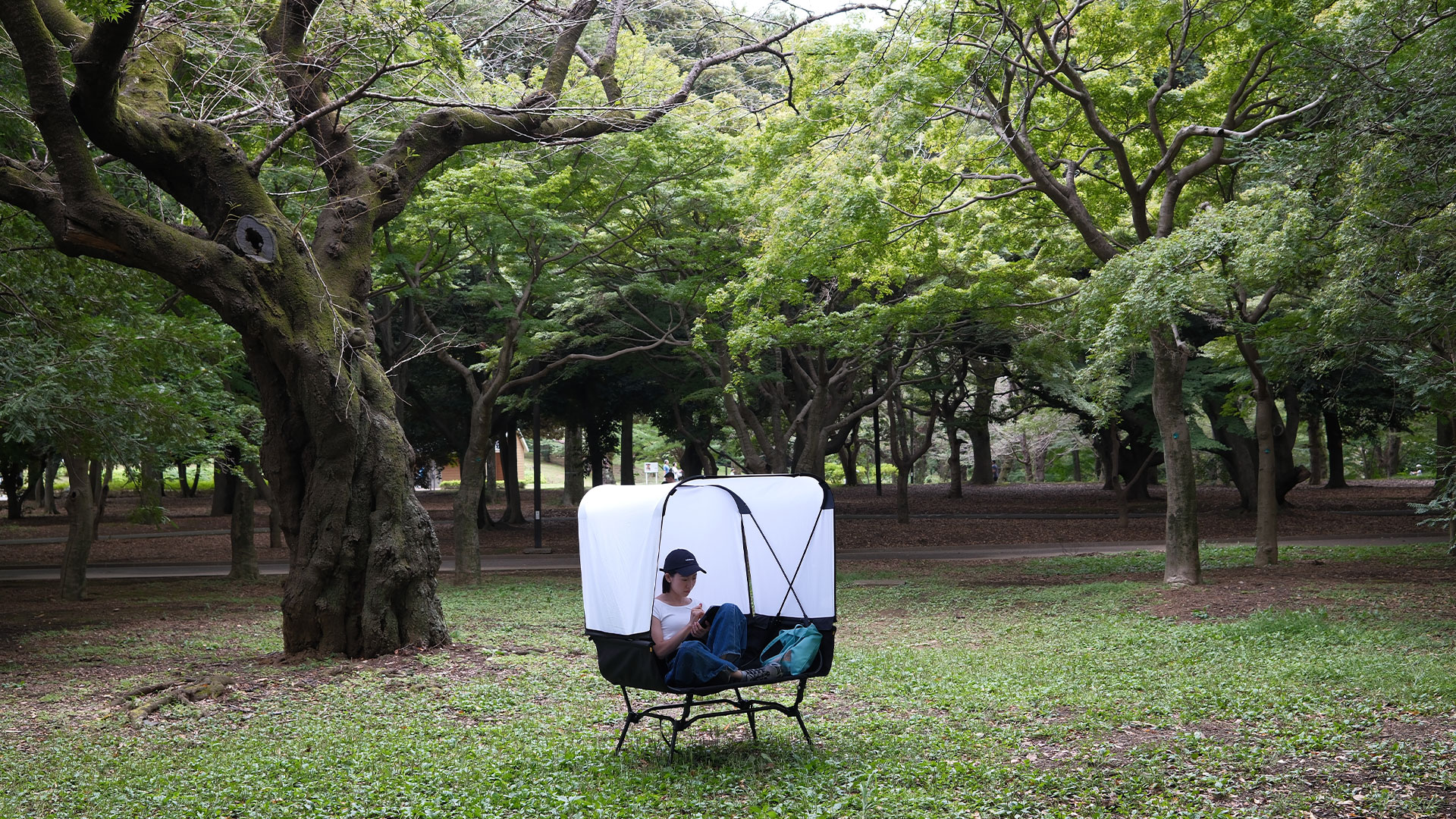 Tarpchair - 幕が着せ替えできる、新しい体験をつくるチェア | Honda